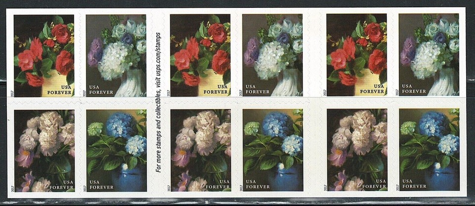 Mint US Garden Flower Booklet Pane of 20 Forever Stamps Scott# 5240b ...