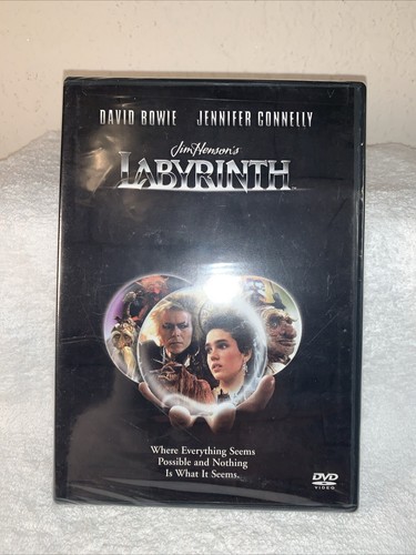 Labyrinth DVD NEW Factory Sealed David Bowie Jennifer Connelly 1986 Rare Movie 43396434592| eBay