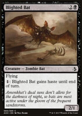 MTG Magic the Gathering Blighted Bat (80/347) Amonkhet LP | eBay