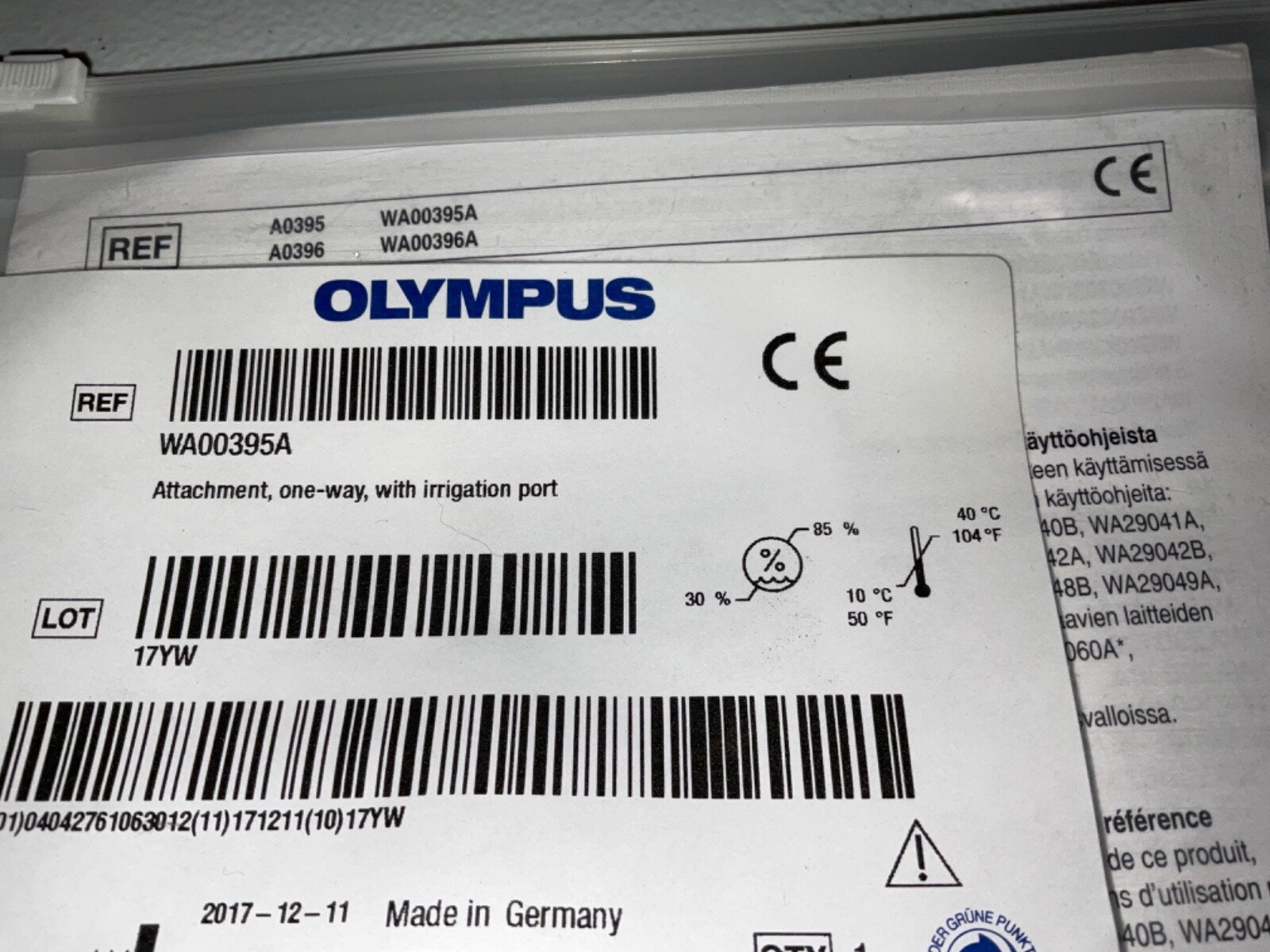 Olympus WA00395A Dual Channel Attachment for OES Pro Ureteroscopes for ...