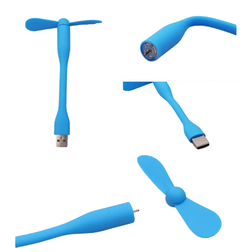 Flexible USB Mini Portable Cooling Fan For Laptop, Computer Desktop ...
