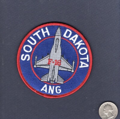 175th FS LOBOS 114th FW SD ANG F-16 FALCON Squadron Aircraft Patch +V ...