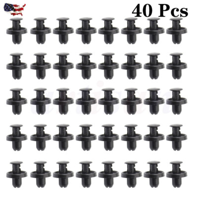 40x For Subaru 909140065 Clips Fender Liner, Engine Cover Push-Type ...