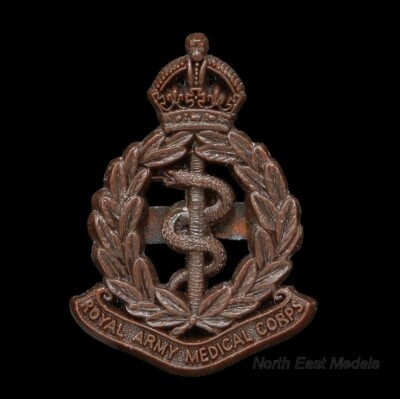 WW2 Royal Army Medical Corps RAMC Plastic Economy Cap Badge | eBay