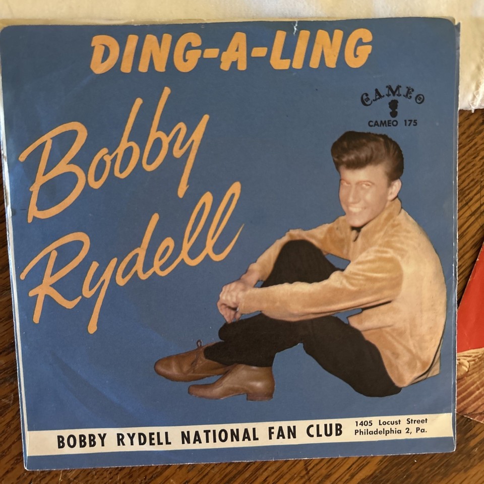 Lot of Three(3) Classic 45rpm FABIAN/ BOBBY RYDELL/ DUANE EDDY w/pic ...