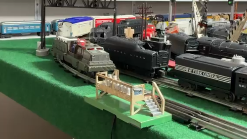 Lionel Postwar 1647 Military Set 45 Marine loco, 3665 3519 6830 w sub ...