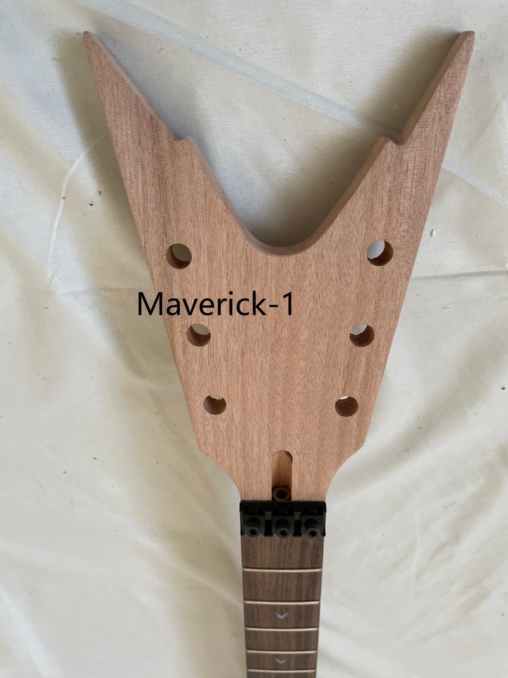 Diy Electric Guitar Kit Razorback Style Mahogany Body Rosewood ...