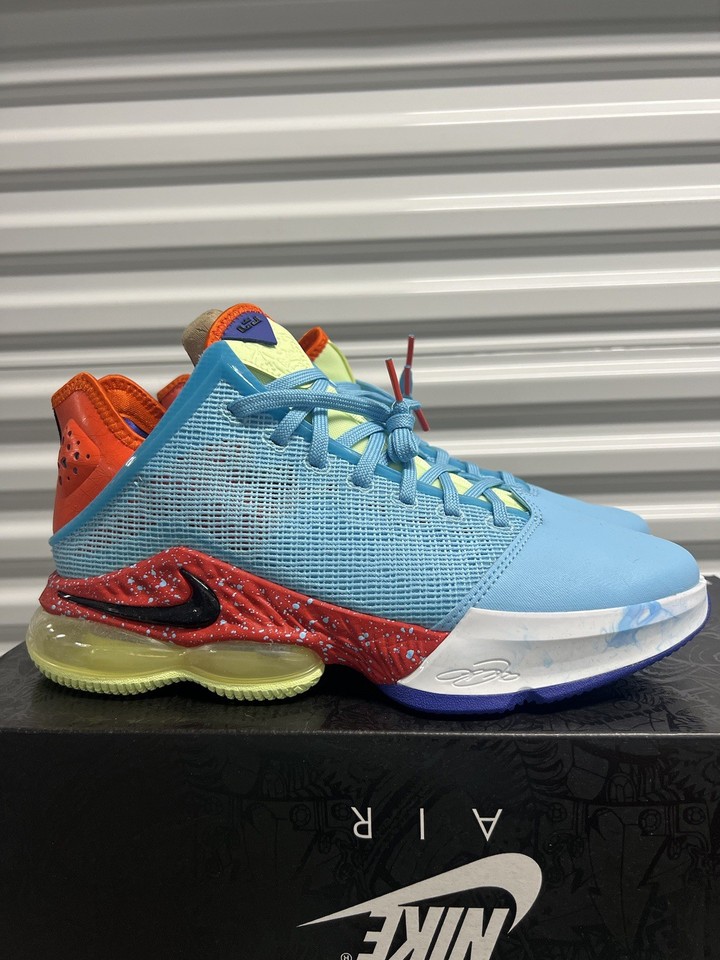 Lebron 19 Low ‘blue Chill’ Mens Size 9.5 Basketball Shoes DO9829 400 ...