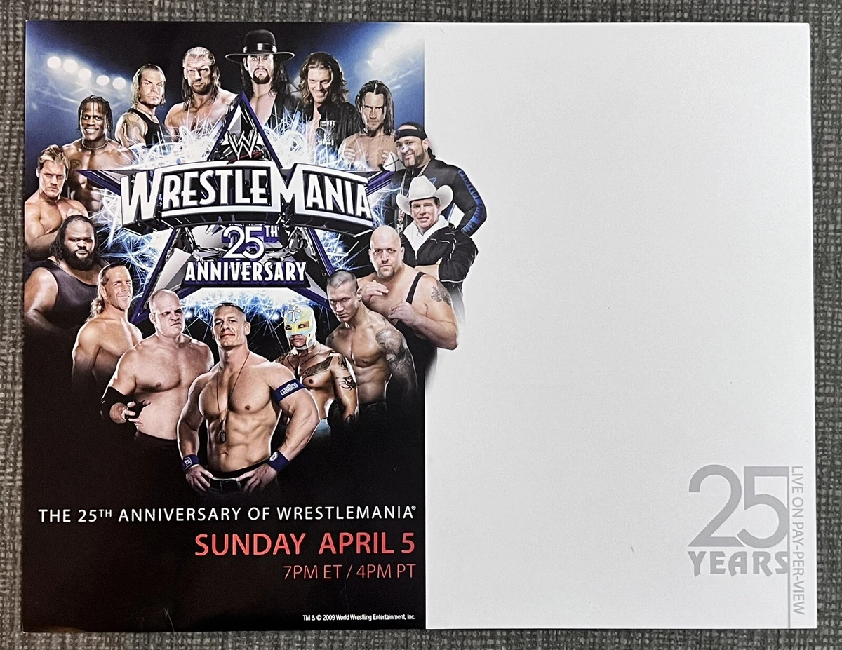 Wrestlemania 25 Poster