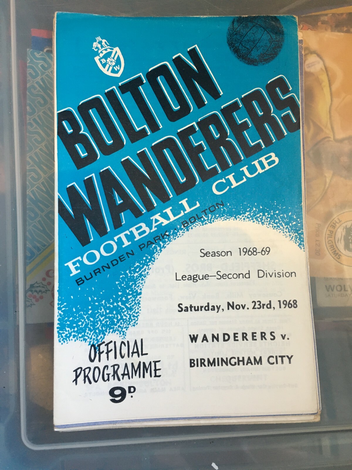 Bolton Wanderers HOME programmes 1950s 1960s League & Cup | eBay