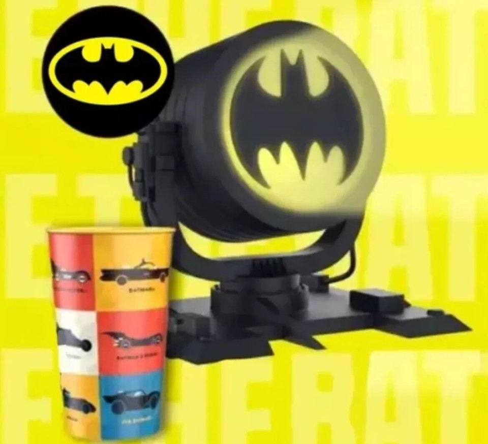 Batman Bat Signal 2024 AMC Popcorn Bucket DC Comics 80th Anniversary ...