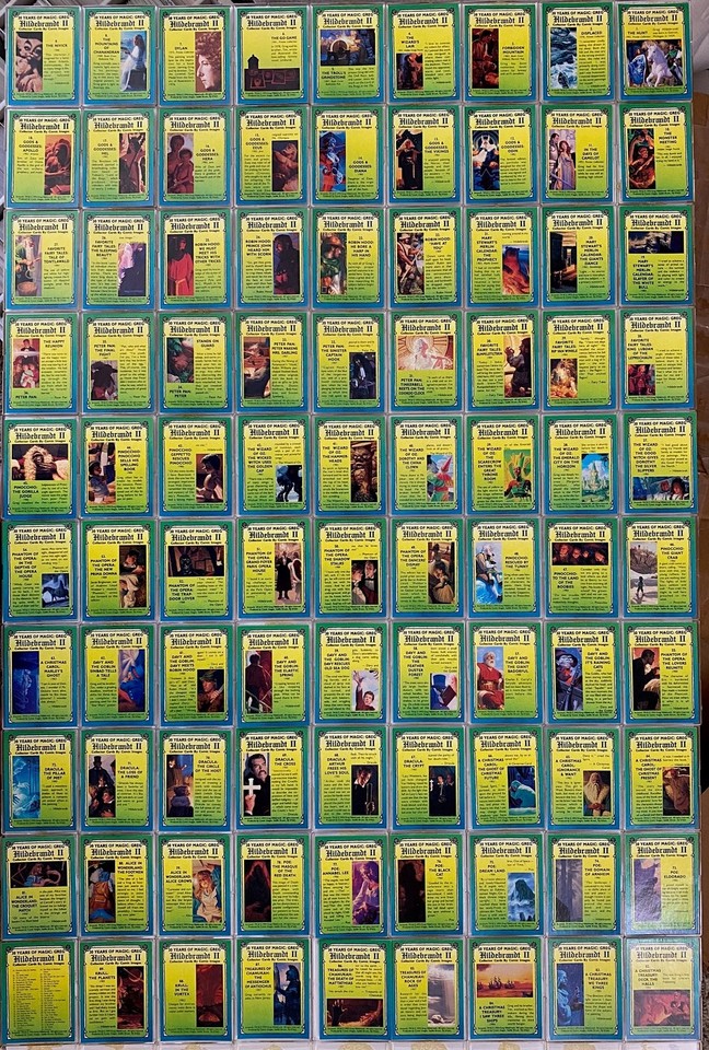 Hildebrandt, Greg II 30 Years of Magic Base Card Set 90 Cards Comic ...