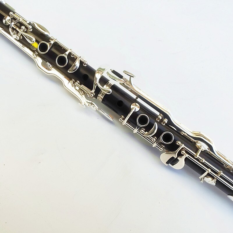 Ebony Clarinet High quality 18-key clarinet with box in G silver-plated ...