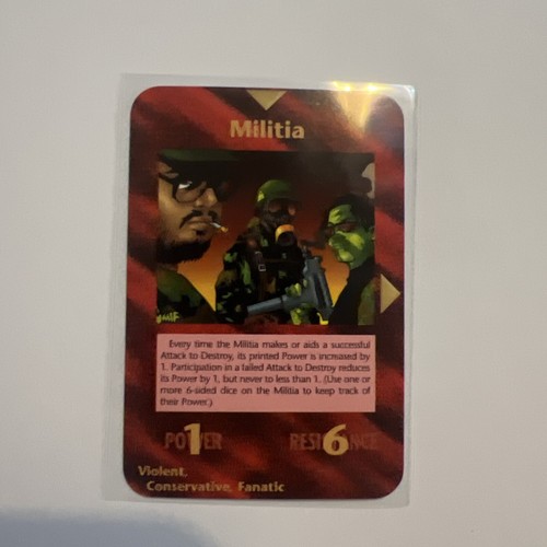 MILITIA ULTRA RARE ASSASSINS ILLUMINATI INWO Card New World Order | eBay