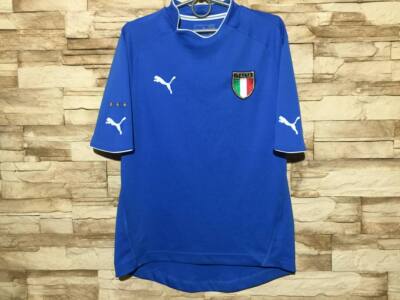 ITALY 2003 Home Football Shirt Soccer Jersey Puma Sz measured | eBay