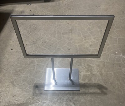 Chrome Sign Holder | eBay