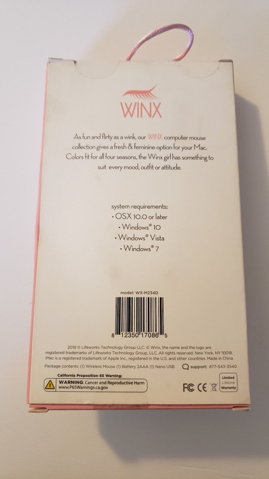 Winx Venus Mable Wireless Mouse WX-M234D | eBay