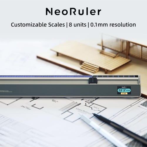 NeoRuler Digital Scale Ruler, 12 inch Smart Scale Ruler with Infinite ...