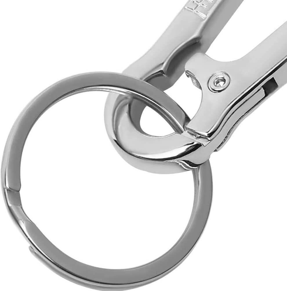 Metal Keychain Carabiner Clip Keyring Key Ring Chain Clips Hook Holder ...