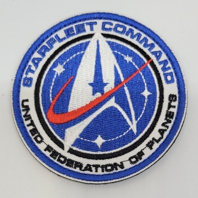 Star Trek Starfleet Command 3 1/8-inch hook & loop patch Style B | eBay