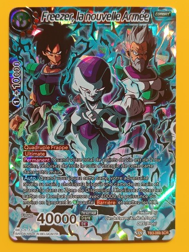 DBS Card Dragon Ball Z TB3-069-SCR Freezer New Bandai | eBay