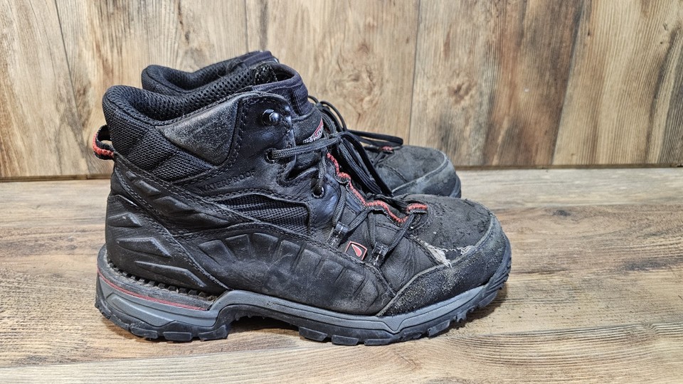 Red Wing Flexforce Men Size 11 Aluminum Safety Toe Hiker Boot Black ...