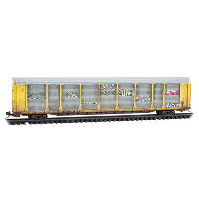 Micro-Trains MTL N 11144490 TTX Trailer Train Weathered 89' Tri-Level ...
