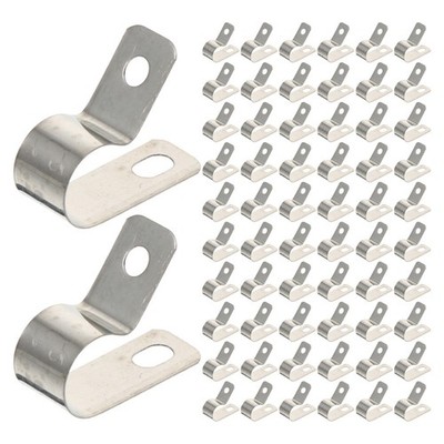 200 PCS Metal Wire Fasteners Clips Stainless Steel Cable Clamps ...