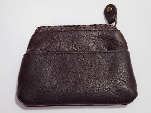 VINTAGE GENUINE LEATHER COIN PURSE BOULDER BRIDGE | eBay