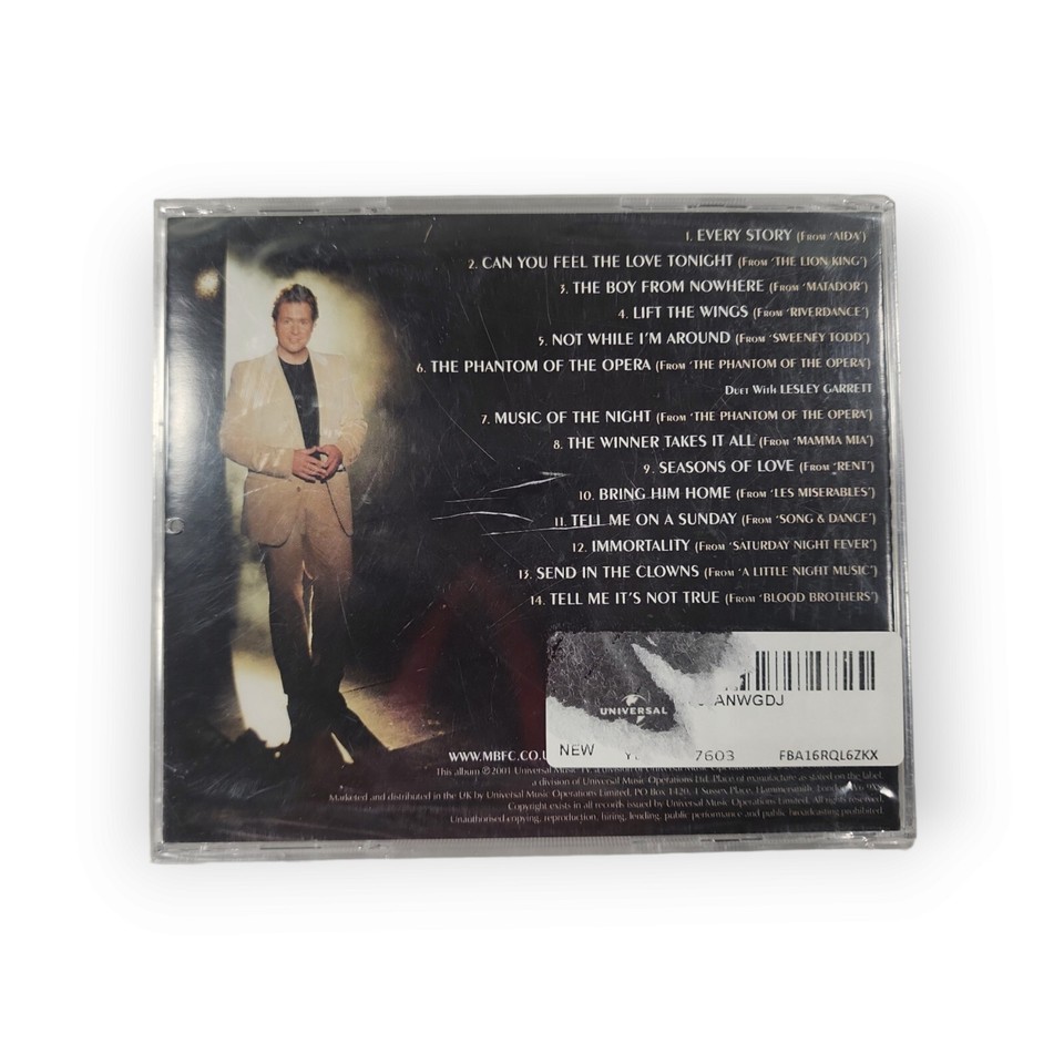 Michael Ball CD Collection Album Centre Stage Genre Pop Vintage Music ...