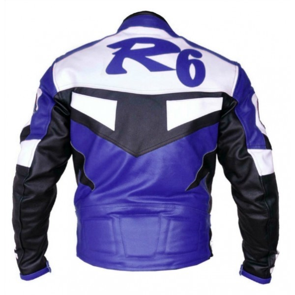 Yamaha Motorbike Racing Leather Jacket Motorcycle Mens Biker | Size 6XL ...