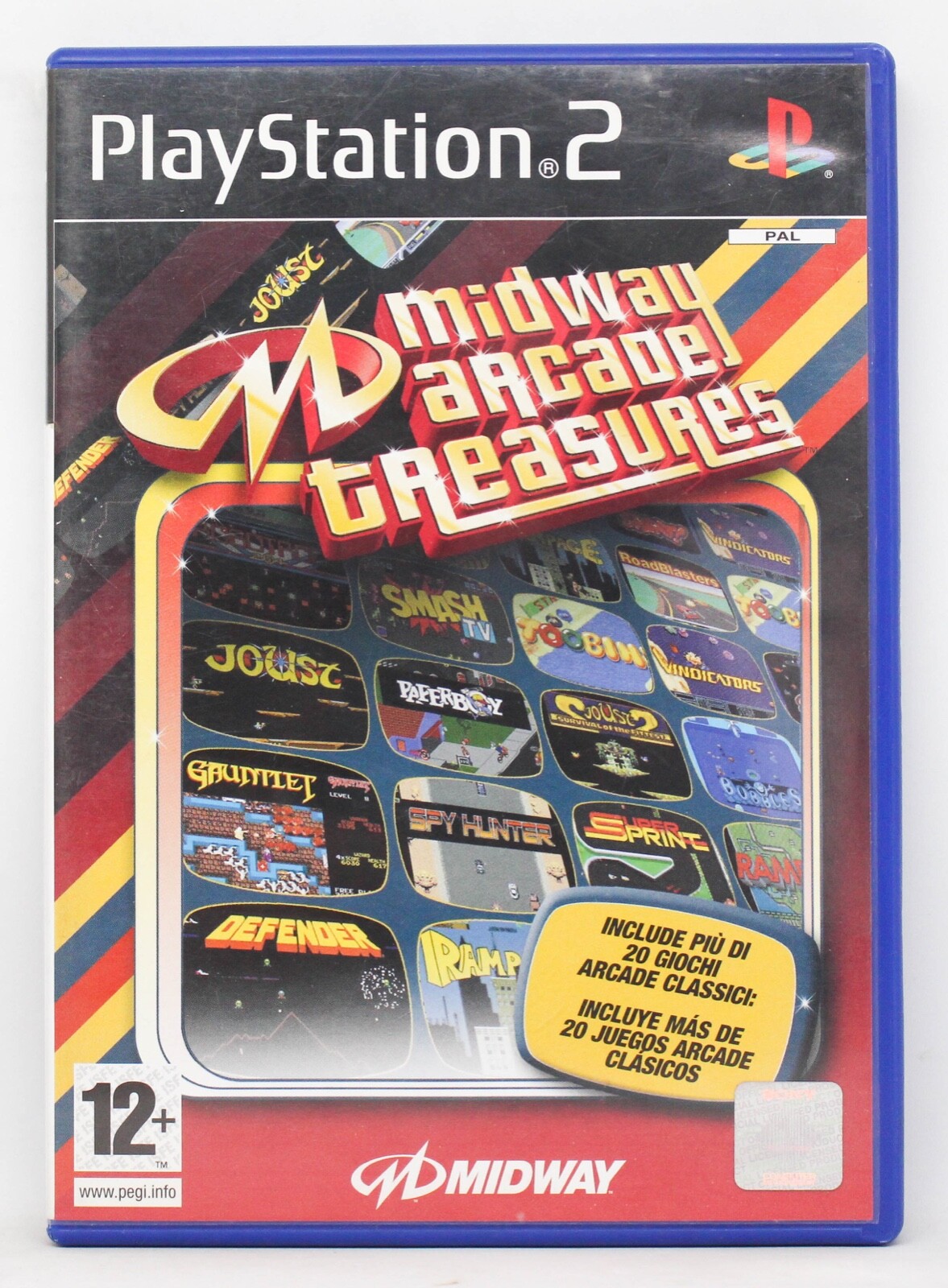 MIDWAY ARCADE TREASURES 1 - PLAYSTATION 2 PS2 PLAY STATION PAL ESPAÑA ...