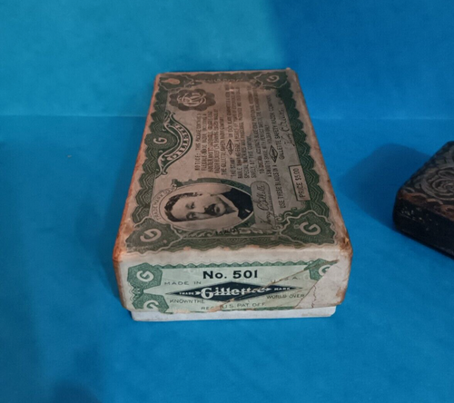 Antique King Gillette Safety Razor ~ No. 501 ~w/Original 2 Boxes | eBay