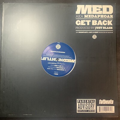 MED aka Medaphoar GET BACK / NIGHTLIFE - 2012 US 12" Vinyl MADLIB ...