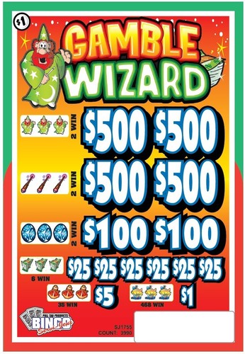 NEW pull tickets GAMBLE WIZARD - Instant Tabs | eBay