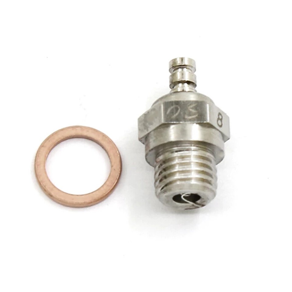 OS Glow Plug No.8 Standard Glow Plug Spark Medium For RC Car Truck ...