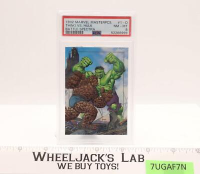 Thing vs Hulk #1-D Battle Spectra PSA GRADED 8 Marvel Masterpieces ...