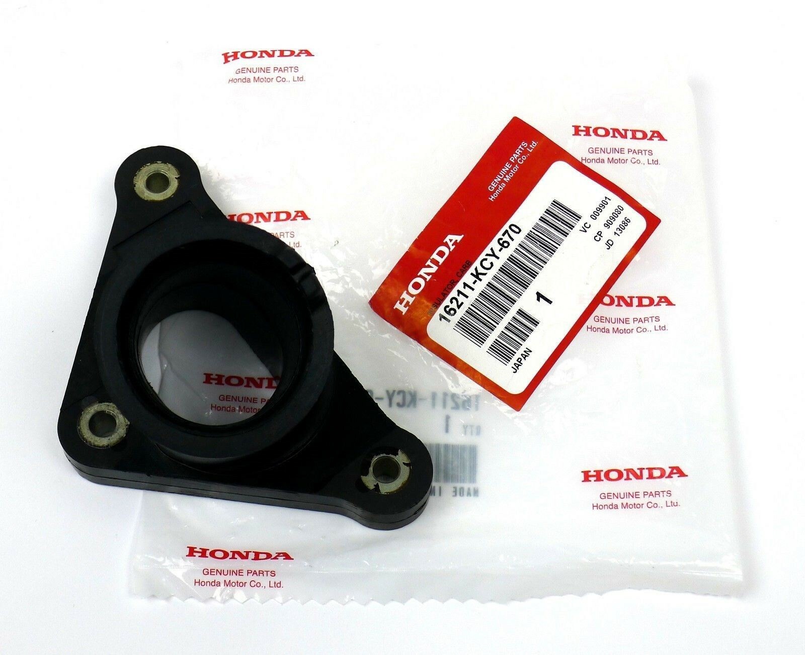 Genuine Honda Carburetor Intake Manifold XR400R 1996-2004 16211-KCY-670 ...