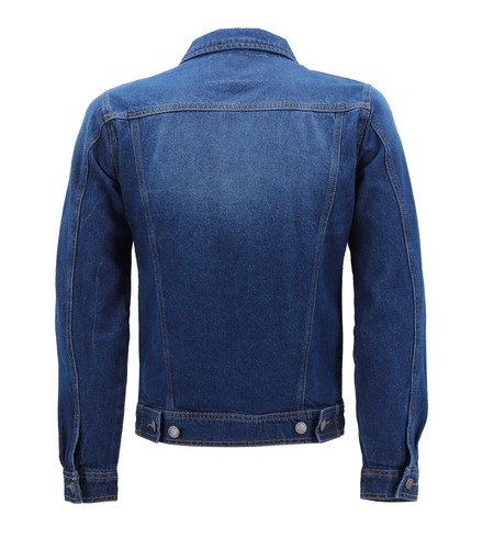 Red Label Men’s Premium Casual Faded Denim Jean Button Up Cotton Slim ...