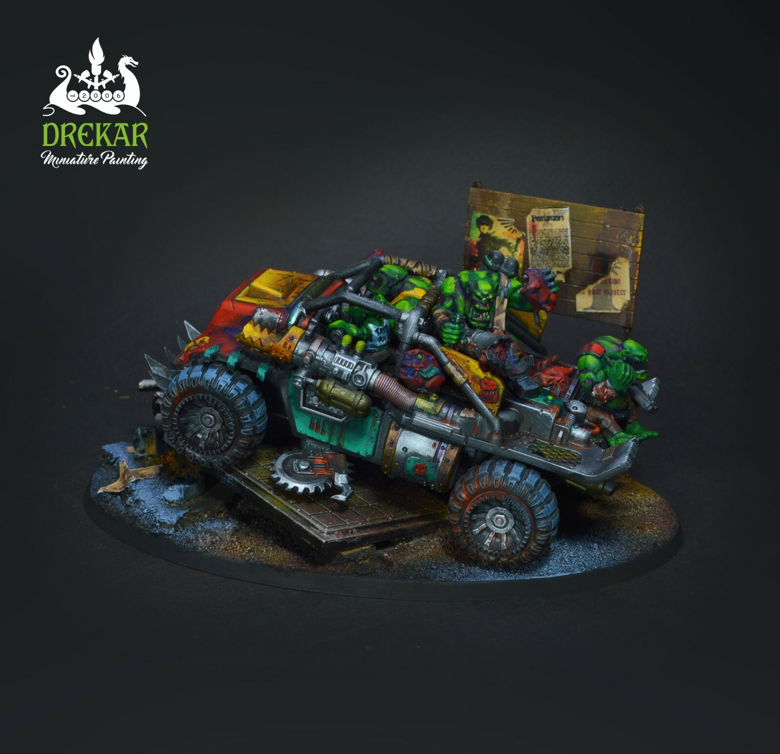Rukkatrukk Squigbuggy Orks warhammer 40K ** COMMISSION ** painting | eBay