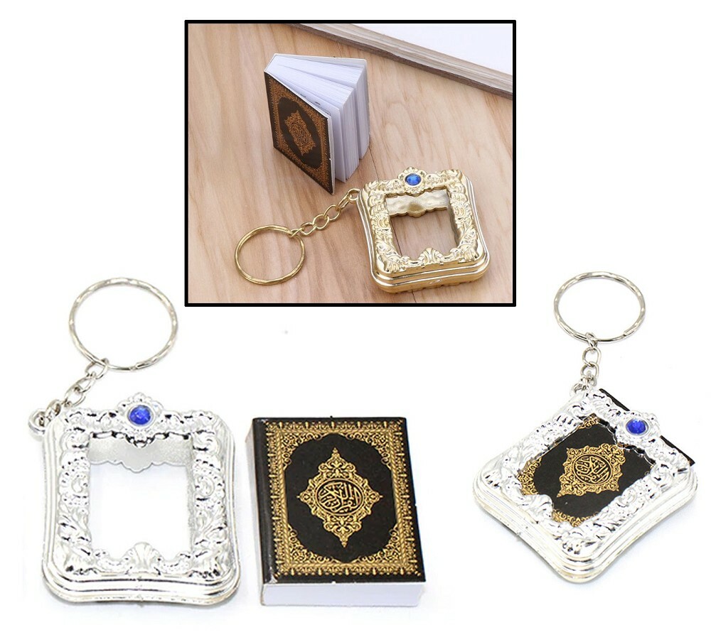 Mini Quran Keychain Book Gift Islam Arabic Script | eBay