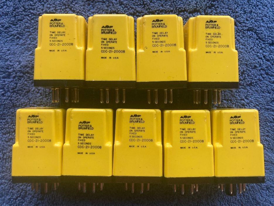 Potter & Brumfield CDC-21-20008 Time Delay Relay | eBay