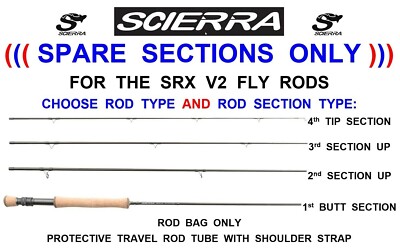 Fly Fishing Spare Sections Scierra SRX Fly Fishing Rod 10ft 7# & Comp ...