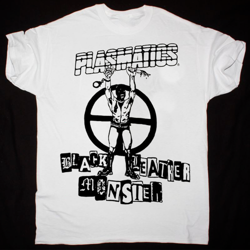Vtg Plasmatics Black Leather Monster Cotton S-5XL Unisex White Tee ...