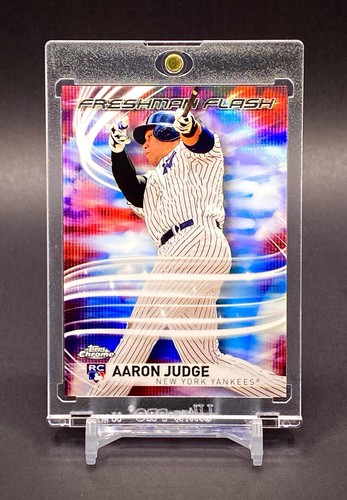 Aaron Judge RARE ROOKIE REFRACTOR INSERT CARD SP YANKEES MINT INCLUDES ...
