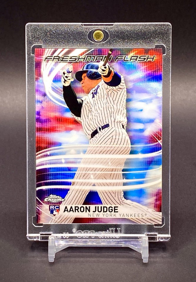 Aaron Judge RARE ROOKIE REFRACTOR INSERT CARD SP YANKEES MINT INCLUDES ...