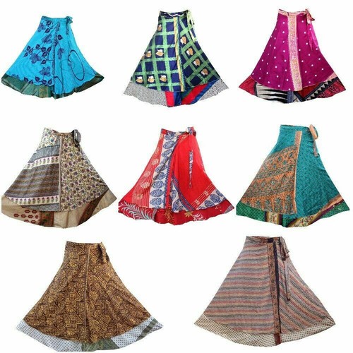 30 Pcs Lot Summer Beach Rapron Dress Boho Silk Long Wrap Skirt For ...