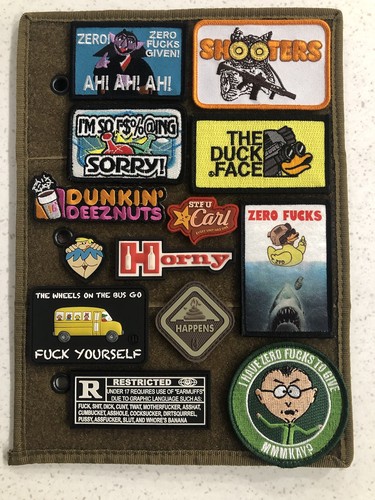 Rude Humor Funny Tactical Morale Patch Lot | eBay
