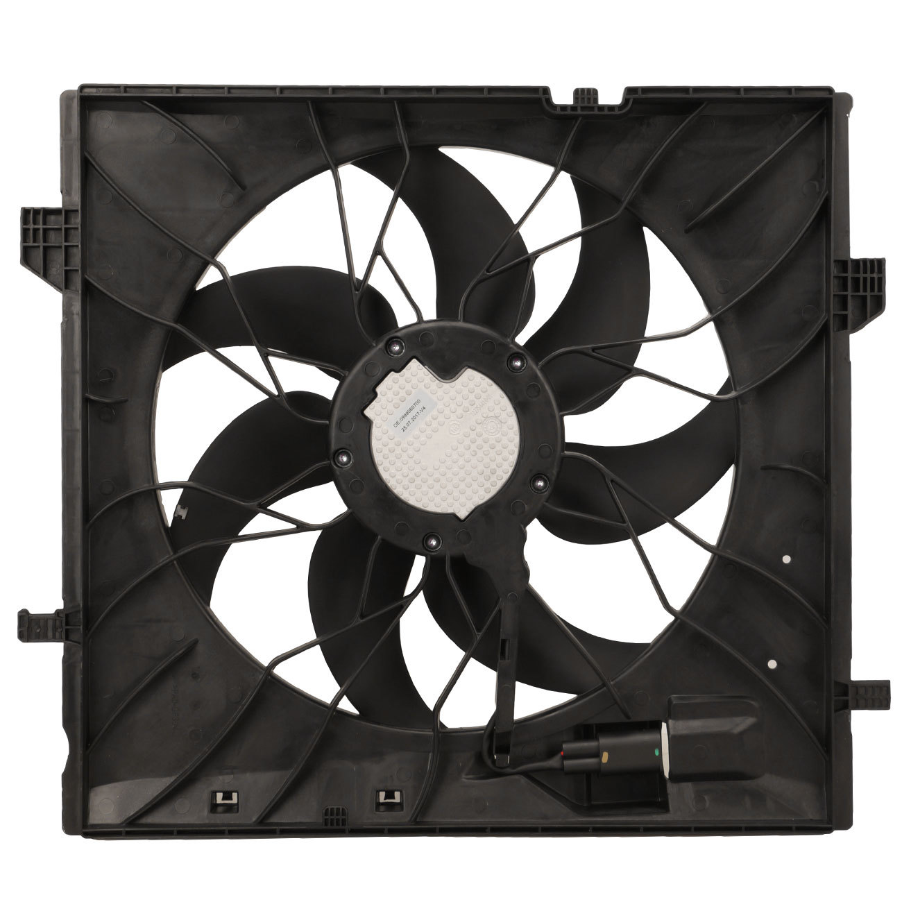 4Pin A/C Radiator Cooling Fan Assembly fit Mercedes W166 600W ML GLE ...