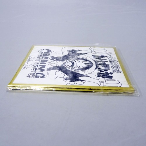 ONE PIECE Eiichiro Oda Autograph Limited 1500 mini Shikishi Autograph ...